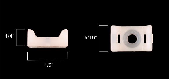 Small Cable Tie Cradle Mount