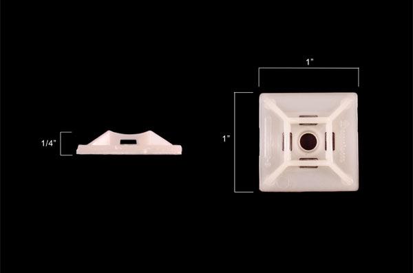 1" Screw Cable Tie Mount